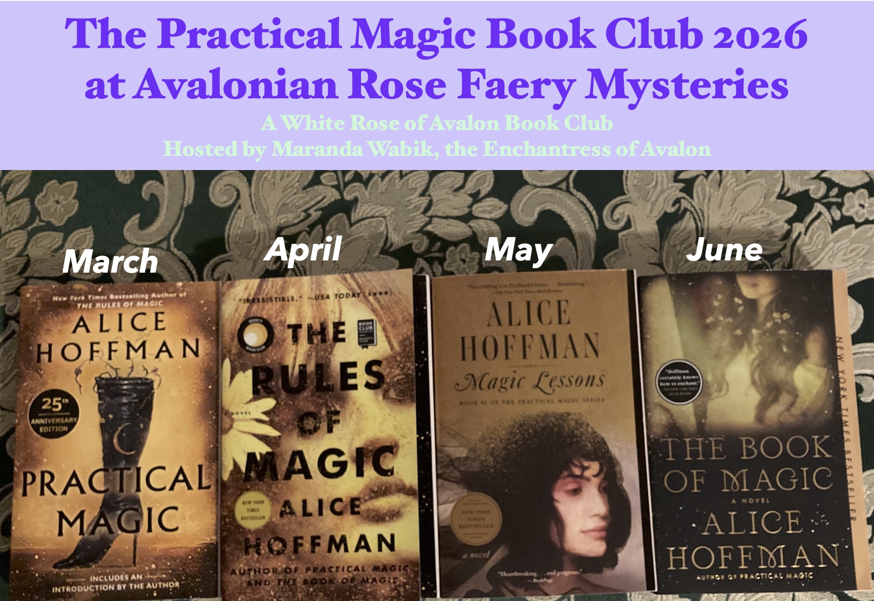 A Reminder About the Practical Magic Book Club on Avalonian Rose Faery ...